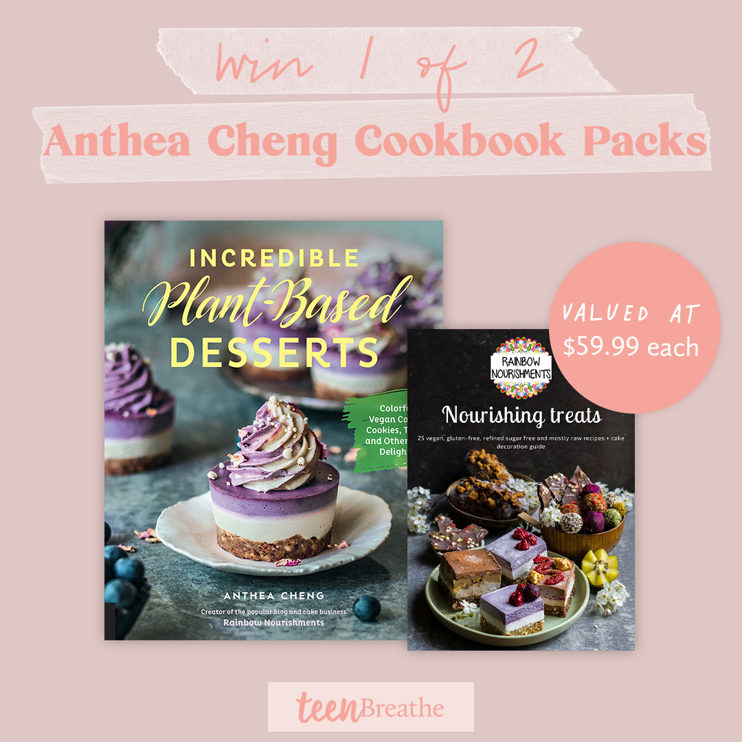 Win 1 of 2 Anthea Cheng cookbook packs - Teen Breathe