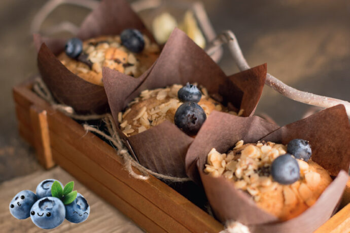 Blueberry & hazelnut muffins - Teen Breathe